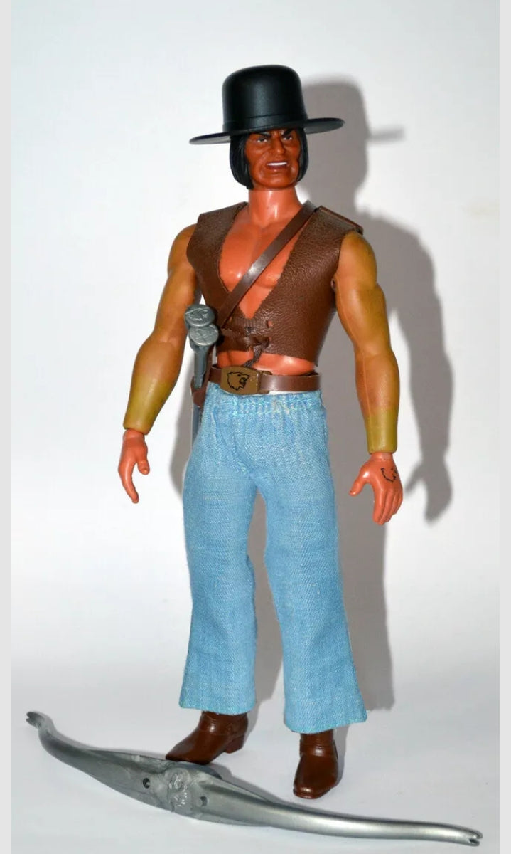 BIG JIM prod. AMERICANA ☆ WARPATH CHIEF TANKUA ART 9059 1975☆ REPRO BO ...