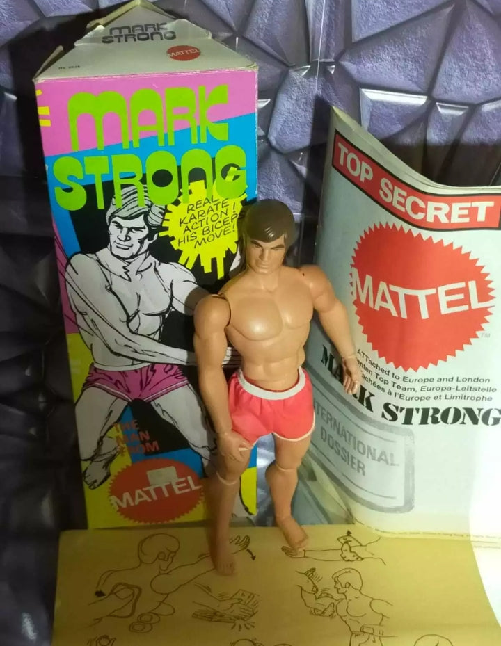 MARK STRONG ☆ BIG JIM ☆ GERMANIA / INGHILTERRA NEW REPRO BOX V.5 MAI ...