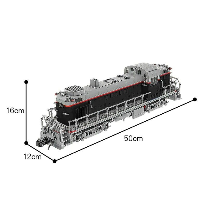 100% compatibile con TECHNIC Treno ☆ MOC UNION PACIFIC ED ALCO ED RS2 ...